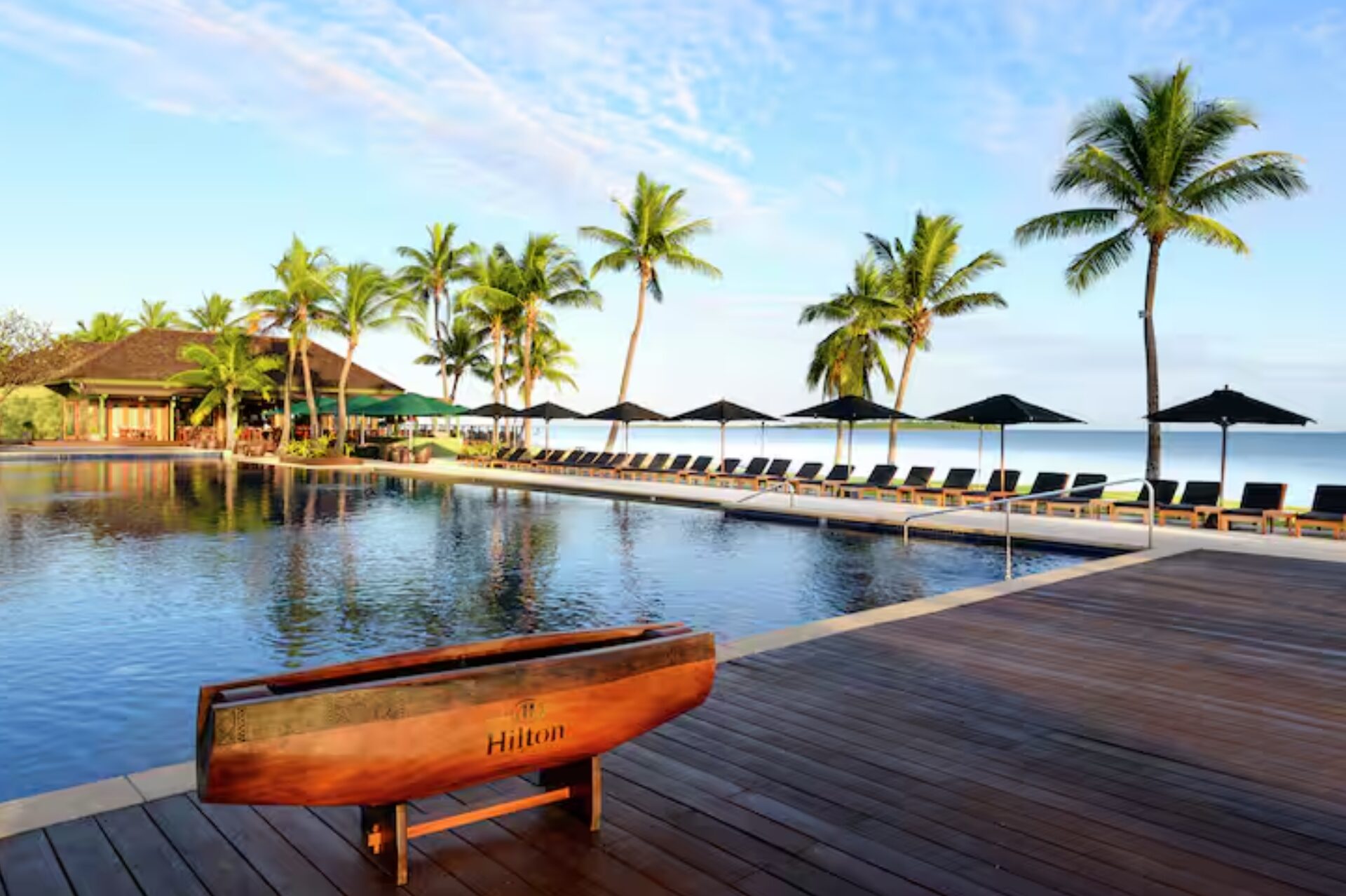 Hilton Beach Resort and Spa in Fiji has 7 Pools and a Beach - Fiji High